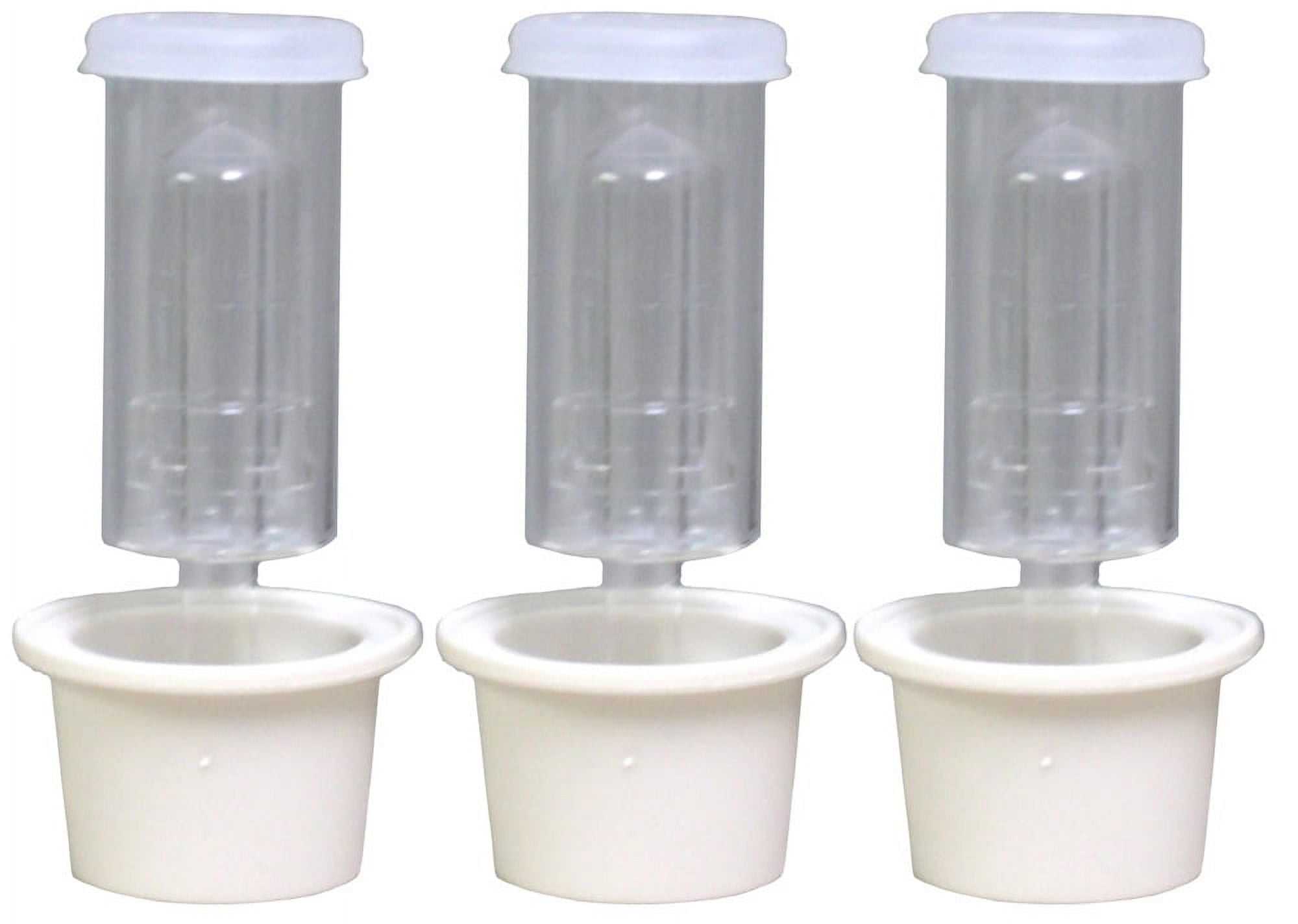 3 Piece Air Lock with Universal Stopper for Glass Carboys - 3 Pack ...