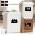 3-Piece Airtight Food Storage Container Set for Kitchen & Pantry ...