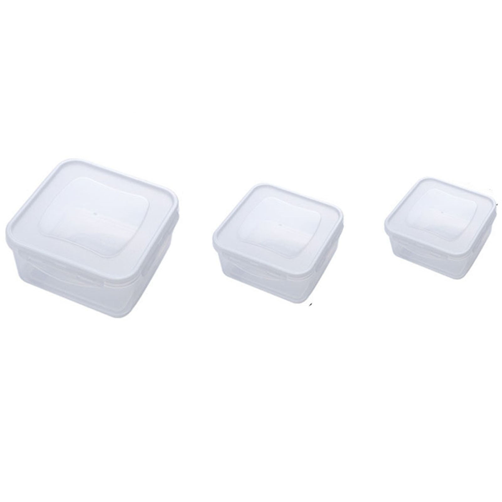 3 Piece Airtight Food Storage Containers Set with Lids Leak Proof ...