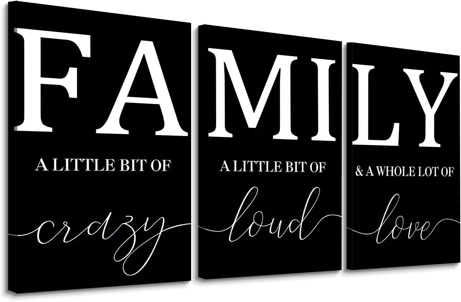 3 Piece Allahu Akbar Alhamdulillah Subhan Allah Canvas Wall Art,Arabic Calligraphy Painting ...