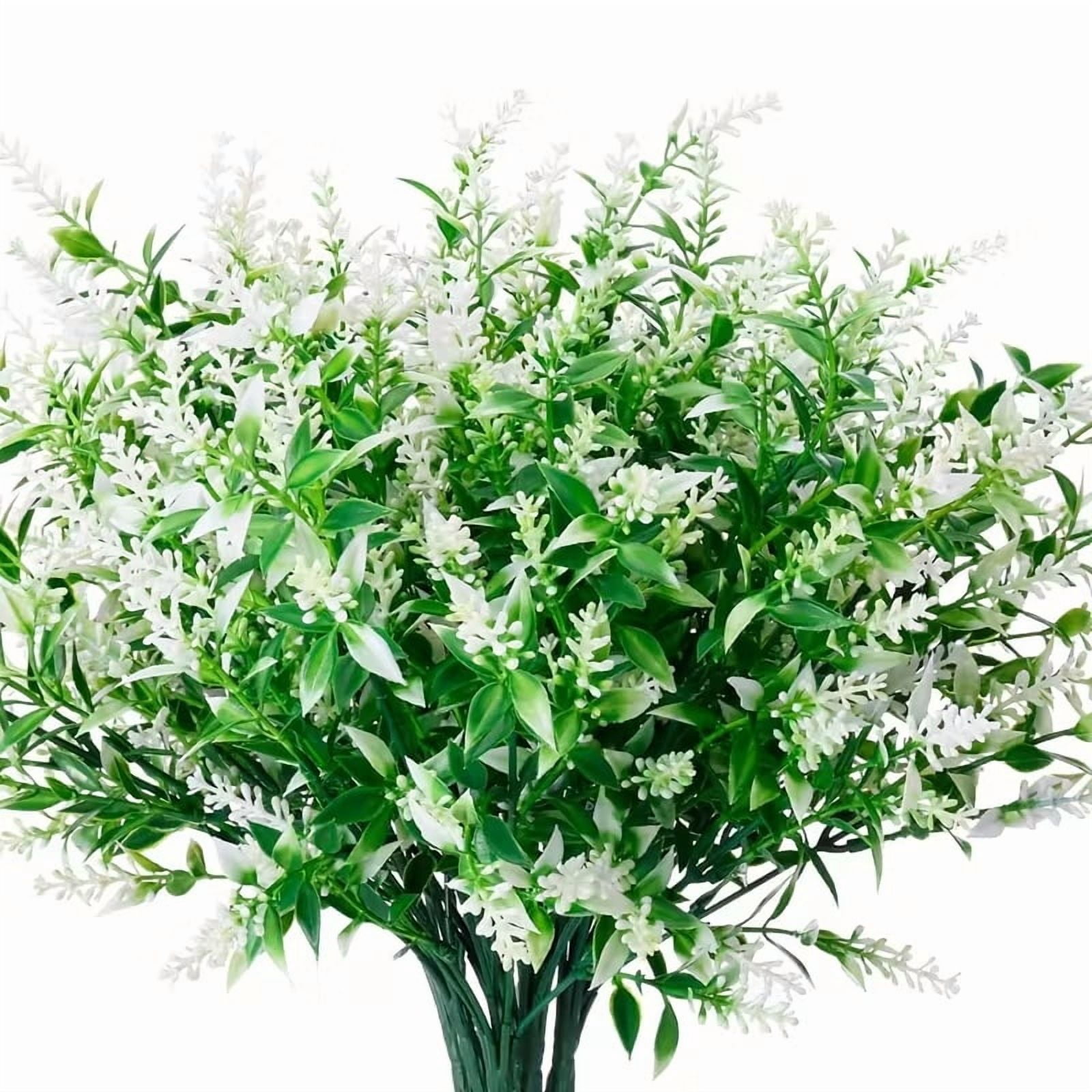 3-Piece Artificial Lavender Bouquet - Realistic Floral Decoration for ...