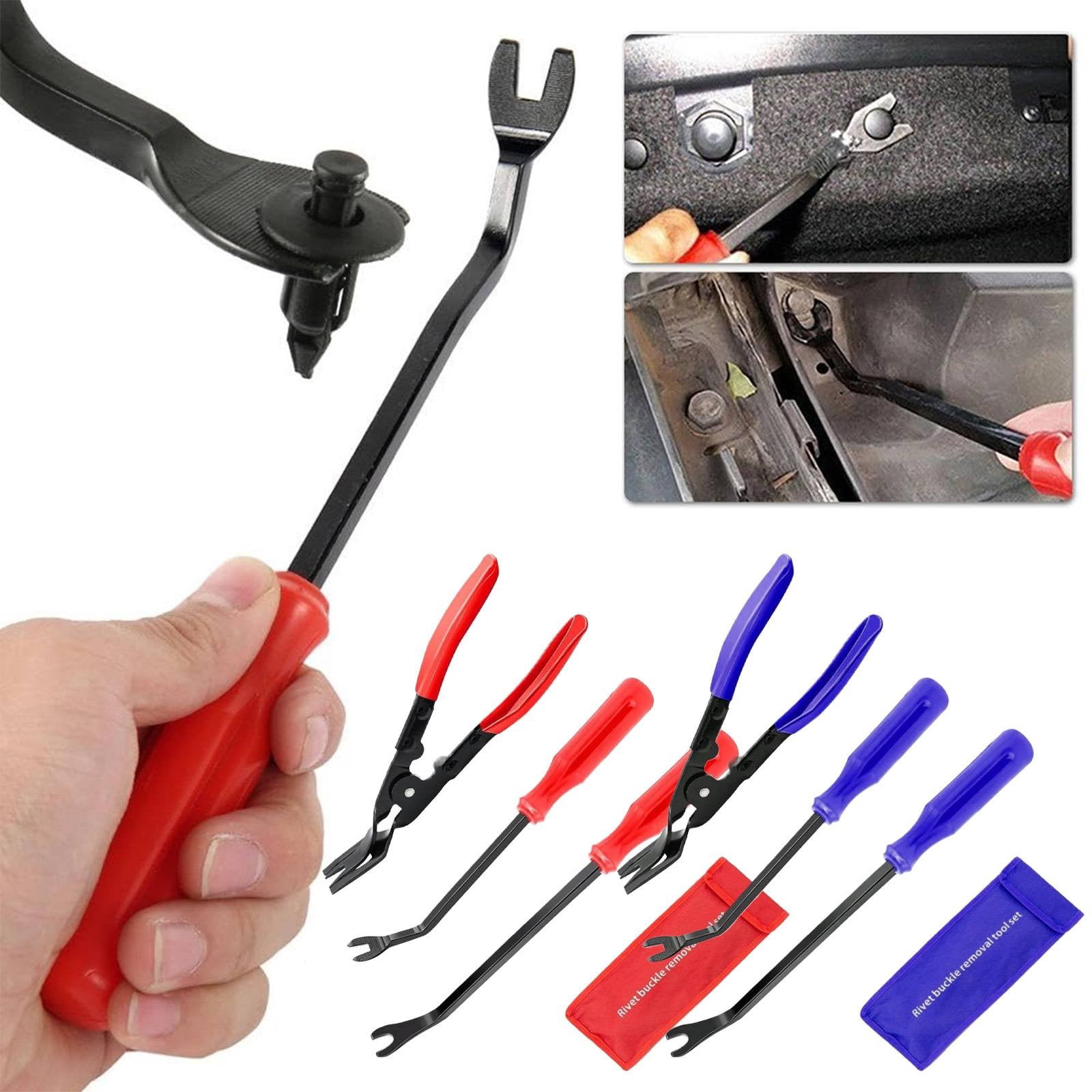 3 Piece Auto Clip Pliers Set Car Trim Removal Tool with Fastener ...
