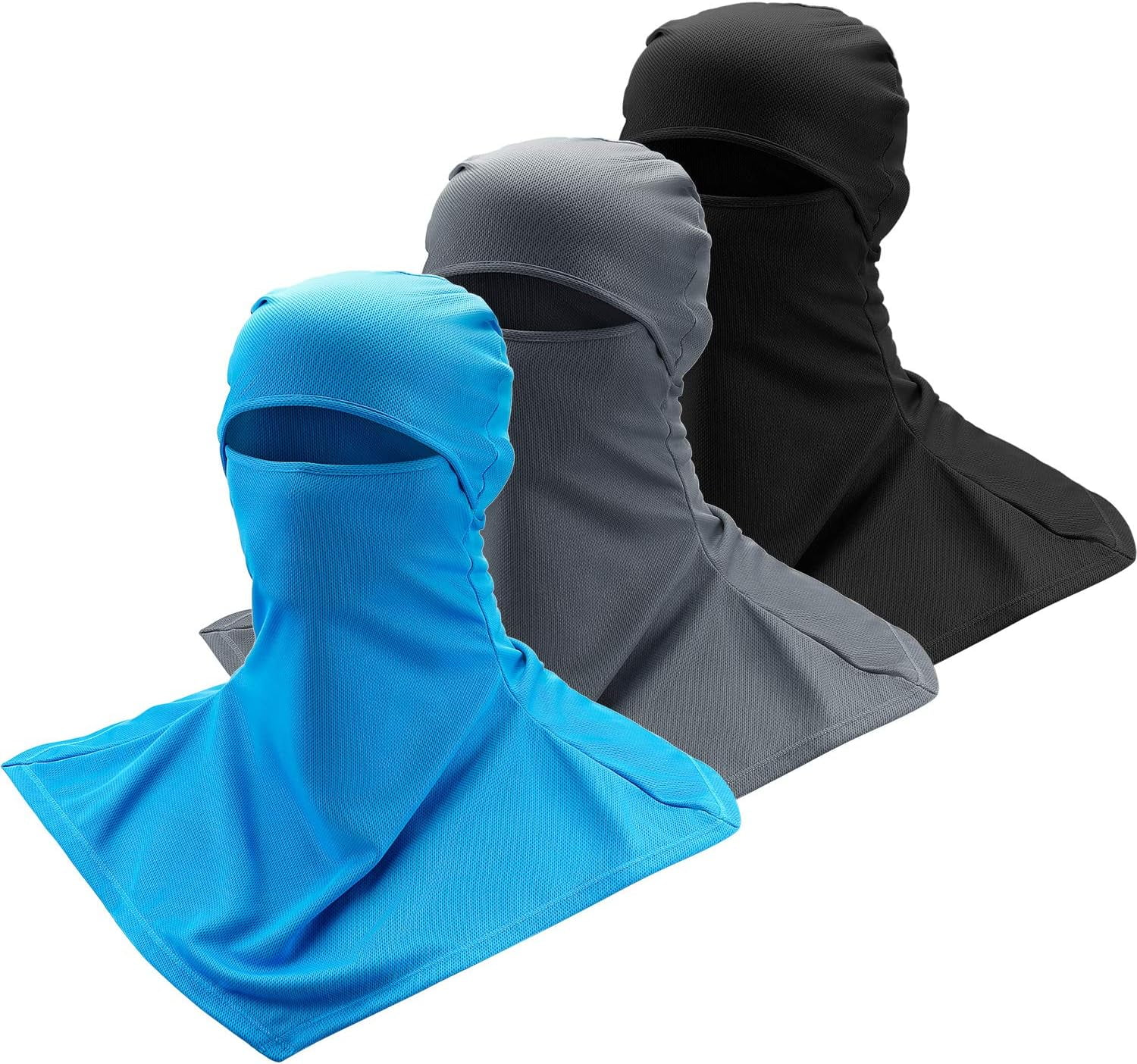 3 Piece Balaclava Face Cover Sun Protection Neck Cover - Walmart.com