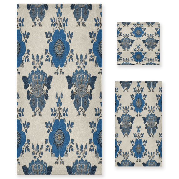 3 Piece Bath Towels Set Bath Towel, Hand Towel and Face Towel for ...