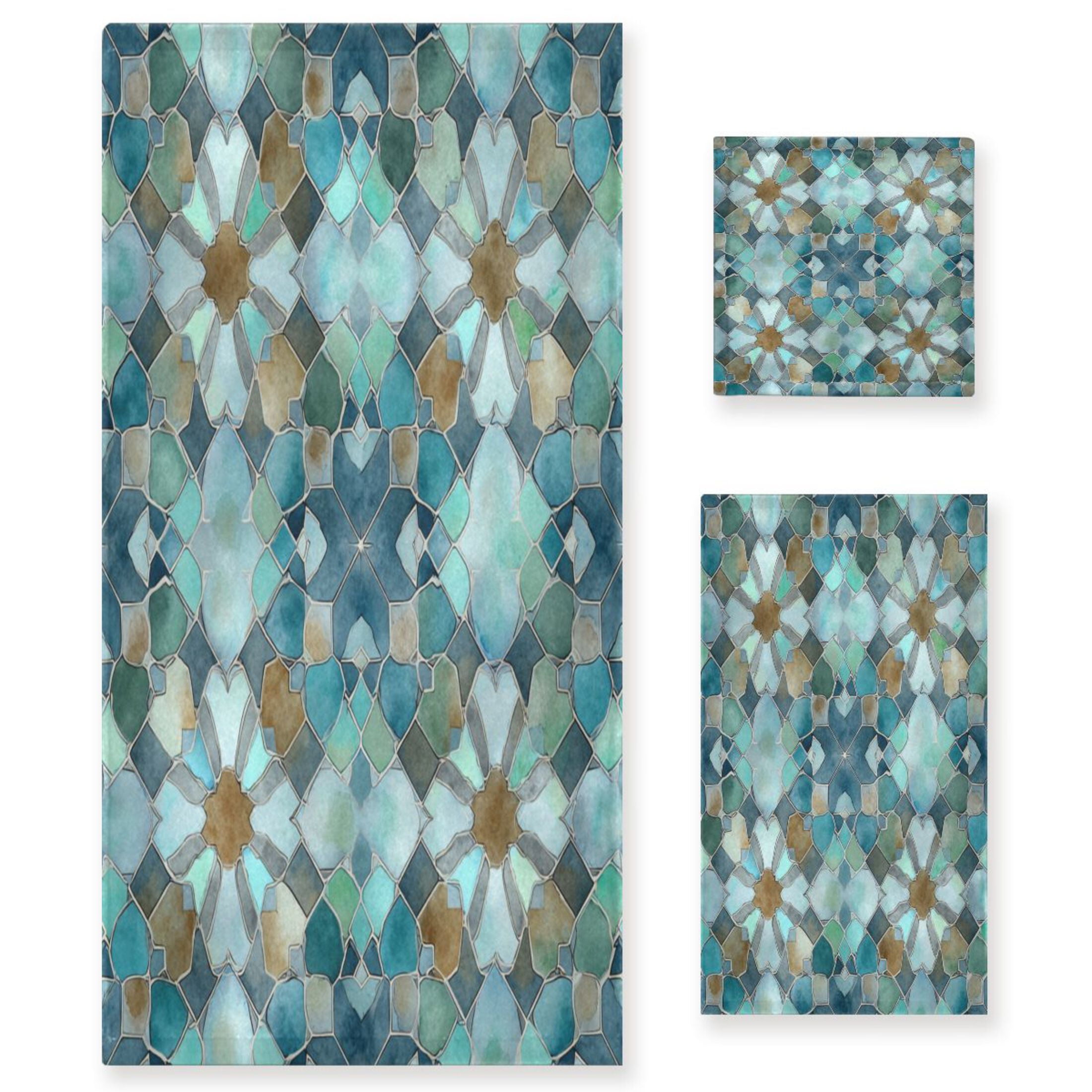 3 Piece Bath Towels Set Bath Towel, Hand Towel and Face Towel for ...