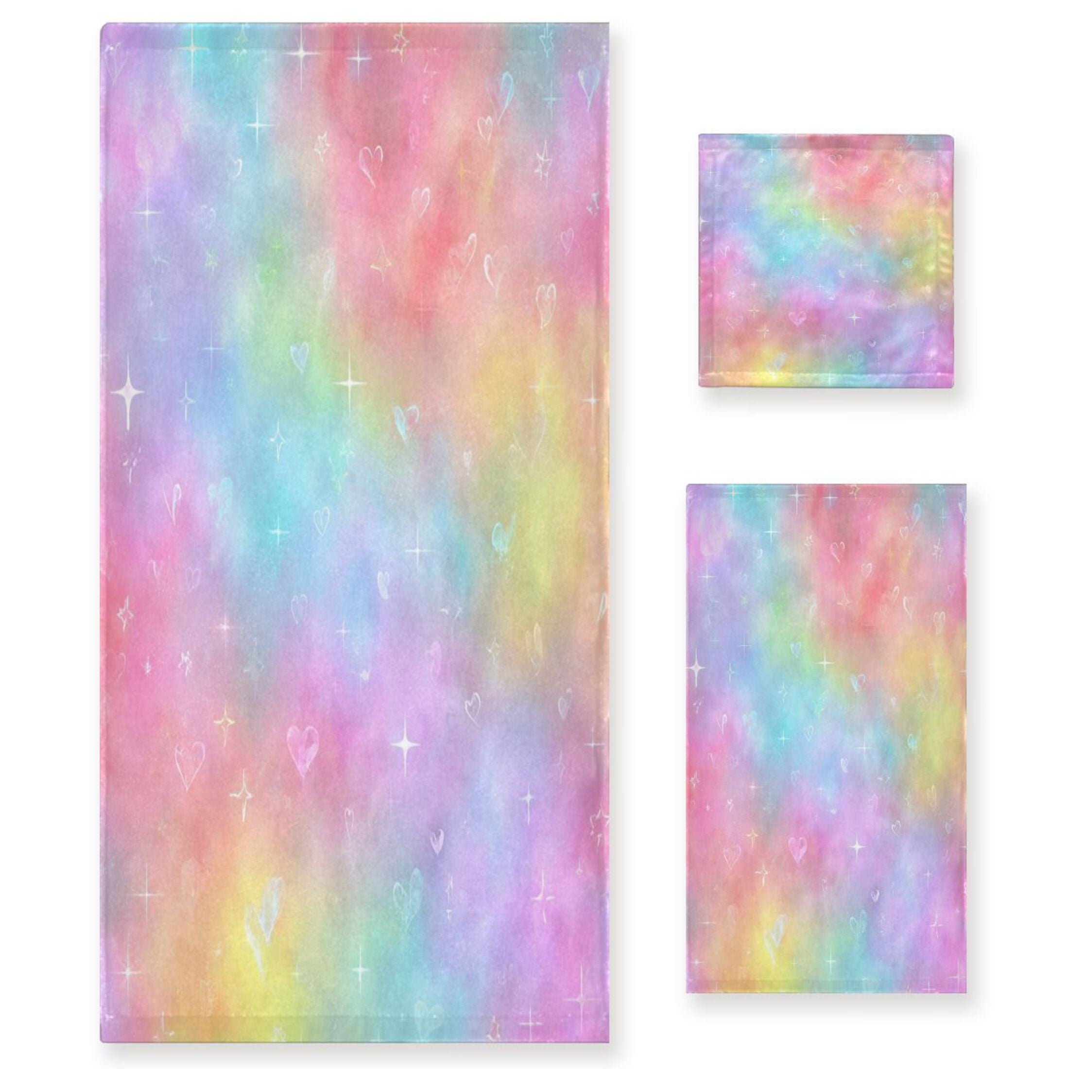 3 Piece Bath Towels Set Bath Towel, Hand Towel and Face Towel for ...