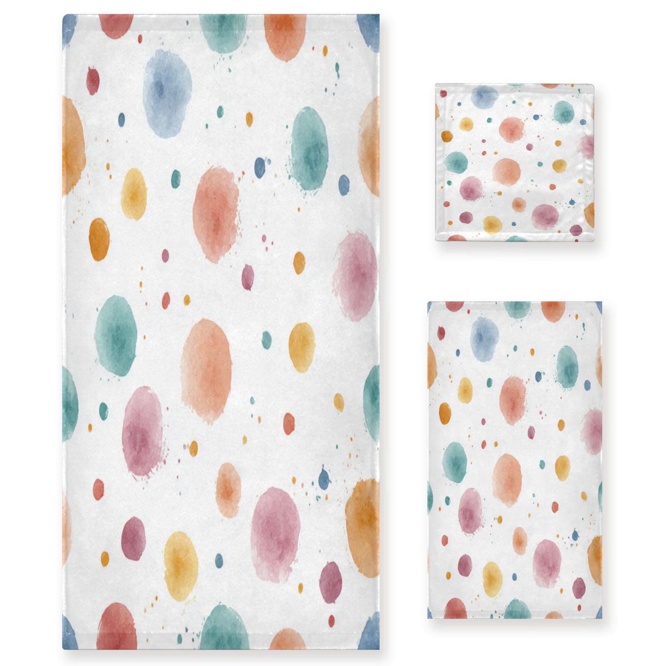 3 Piece Bath Towels Set Bath Towel, Hand Towel and Face Towel for ...