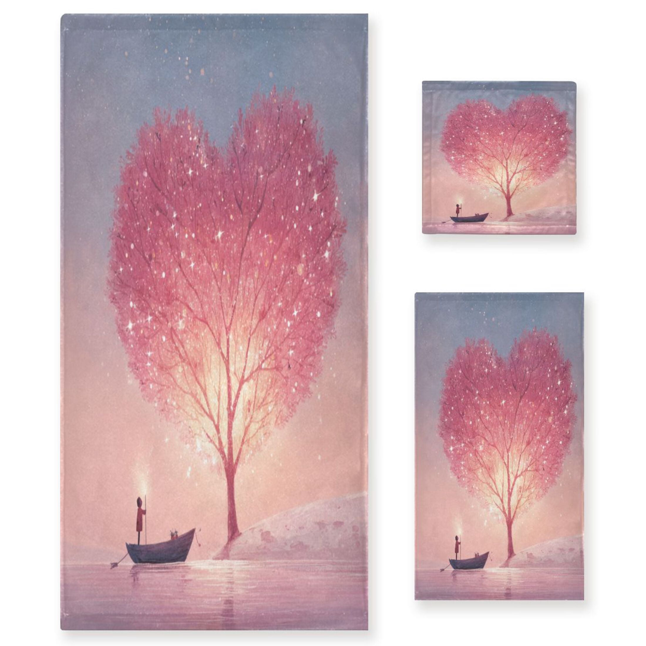 3 Piece Bath Towels Set Bath Towel, Hand Towel and Face Towel for ...