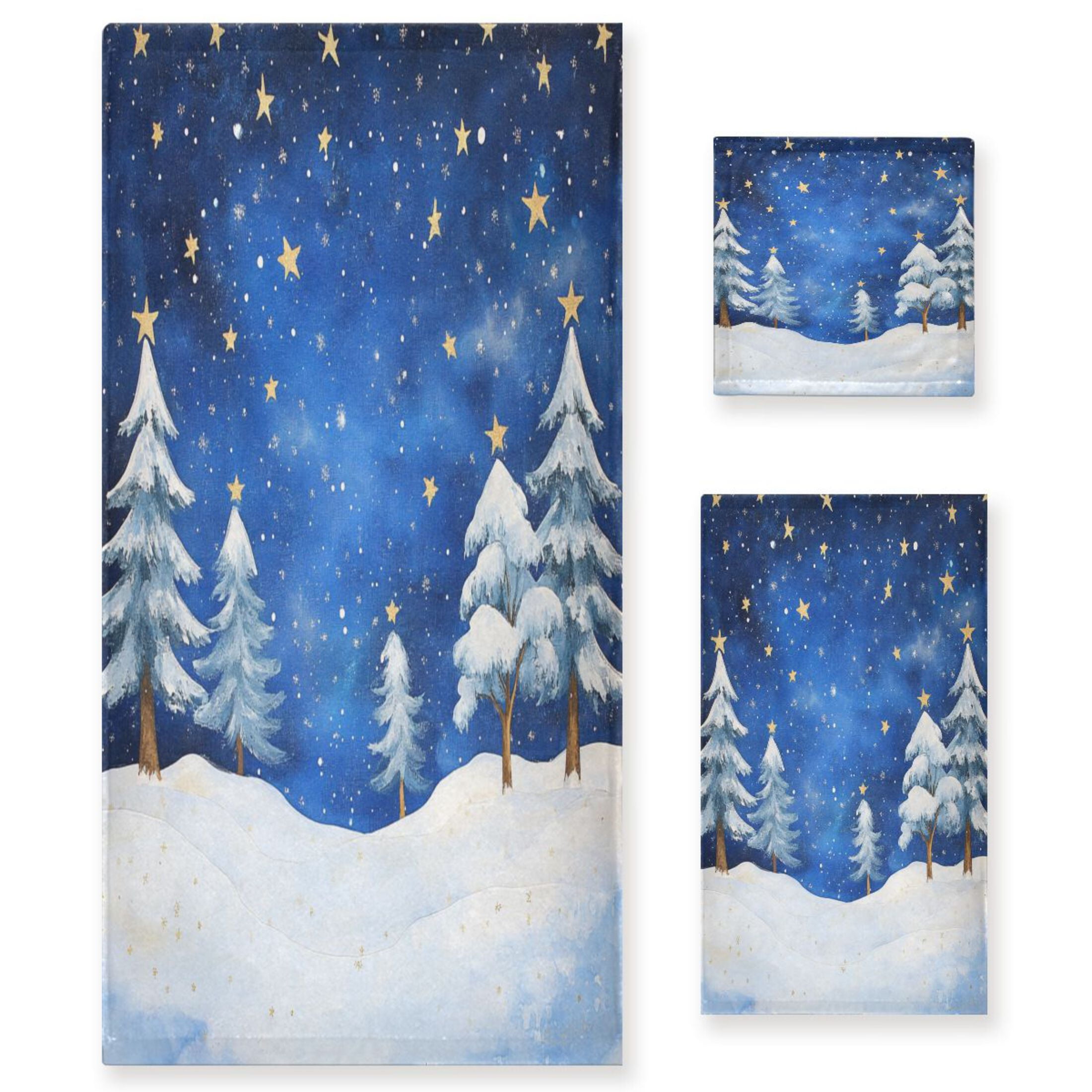 3 Piece Bath Towels Set Bath Towel, Hand Towel and Face Towel for ...