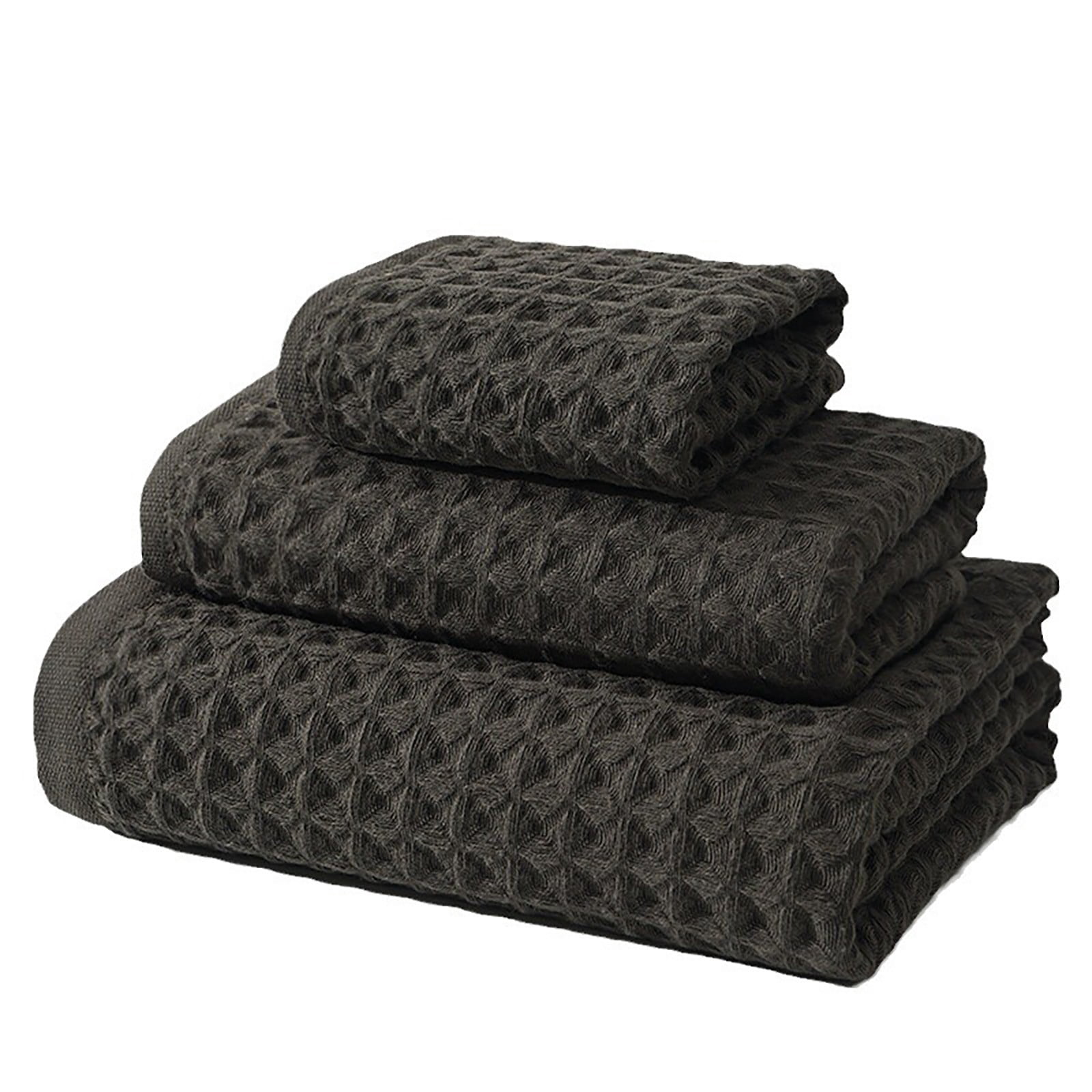 3 Piece Bath Towels Set Cotton Hotel Quality Large Bath Towel Hand ...