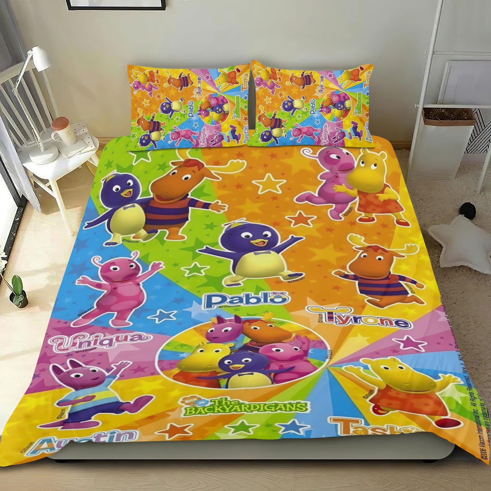 3 Piece Bedding Set For The Backyardigans Comforter Set Cute Duvet ...