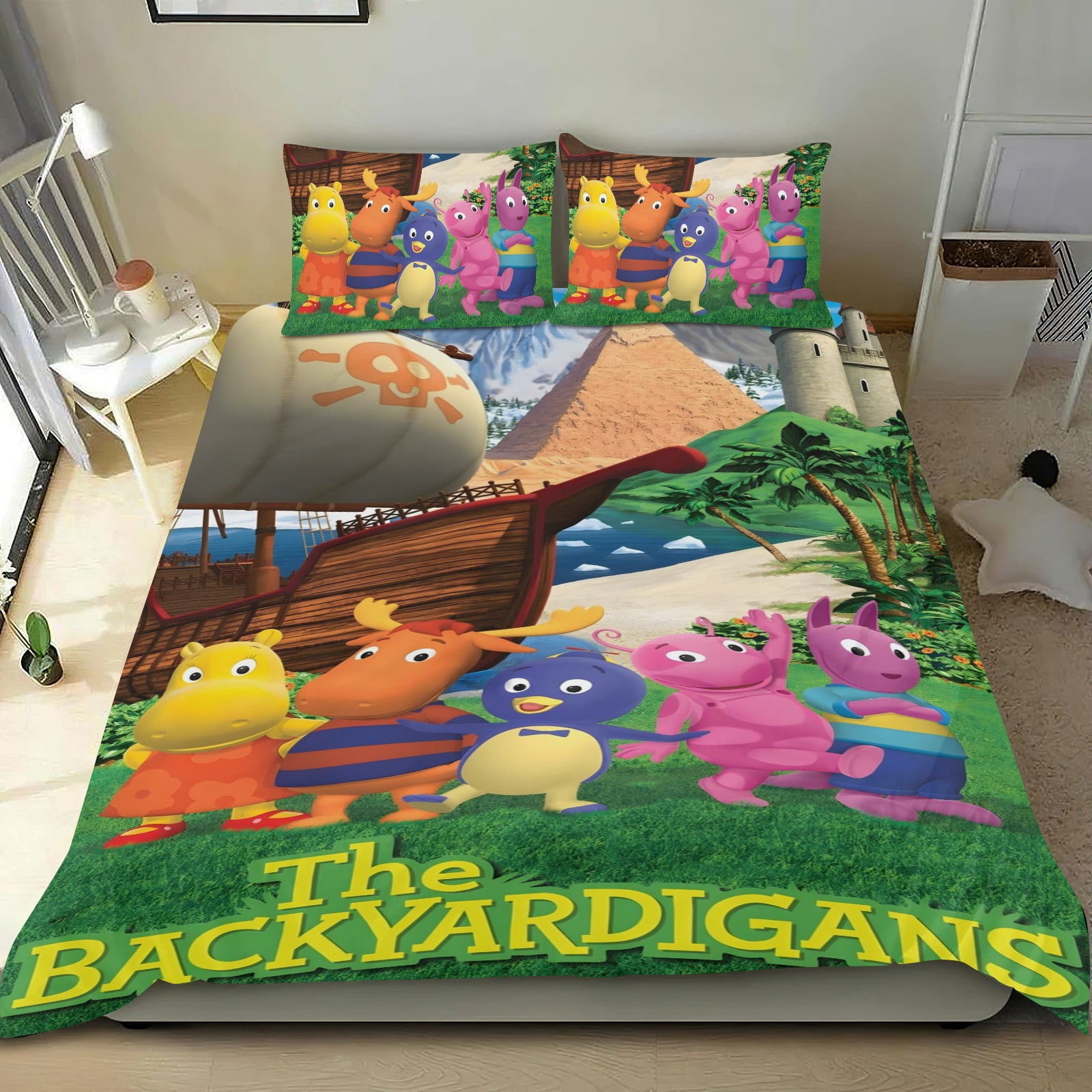 3 Piece Bedding Set For The Backyardigans Duvet Cover Sets Comforter ...