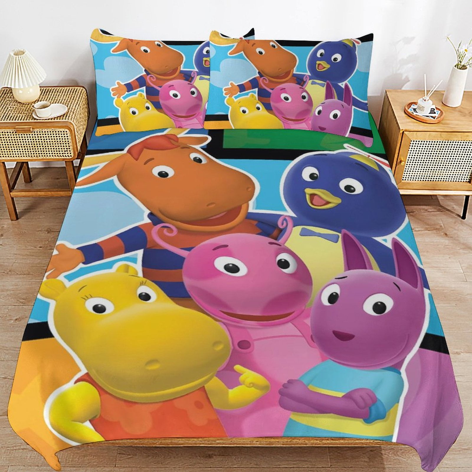 3-Piece Bedding Set Comforter Sets The Backyardigans Bed Duvet Cover ...