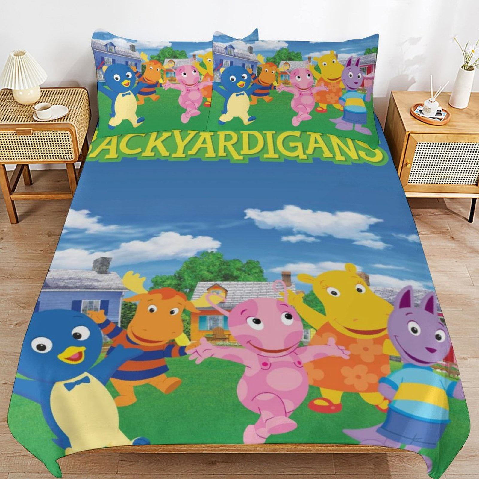 3-Piece Bedding Set Comforter Sets The Backyardigans Bed Duvet Cover ...