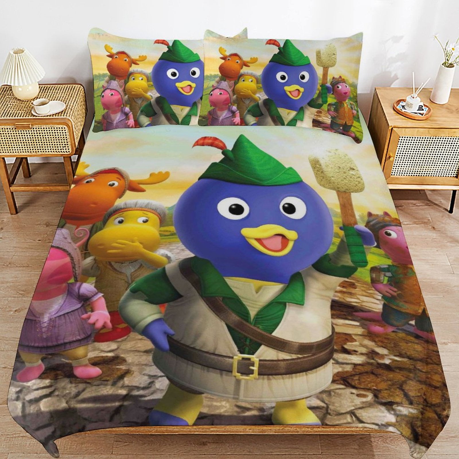3-Piece Bedding Set Comforter Sets The Backyardigans Bed Duvet Cover ...