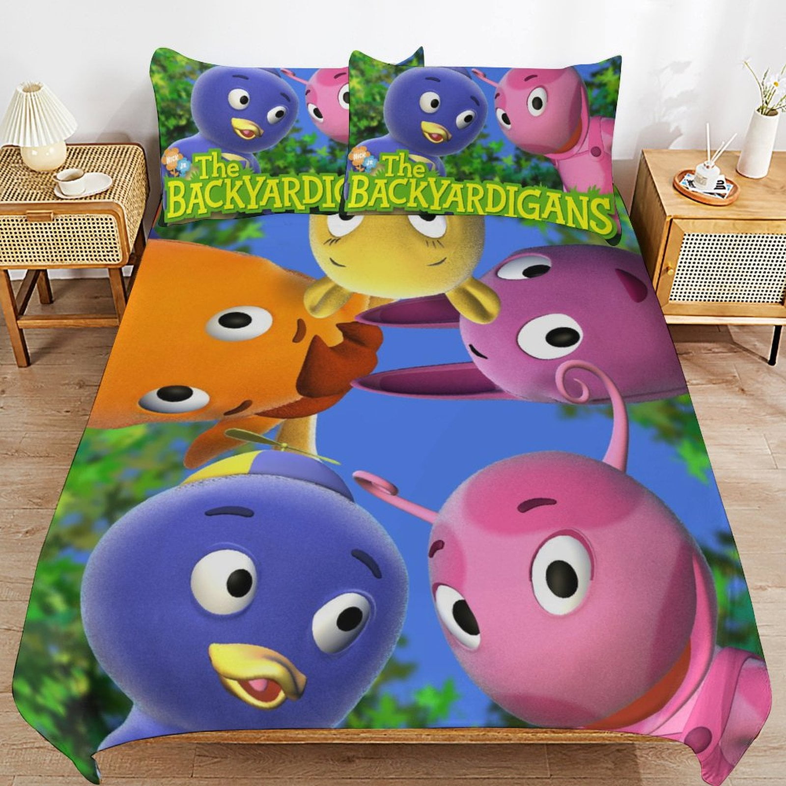 3-Piece Bedding Set Comforter Sets The Backyardigans Bed Duvet Cover ...