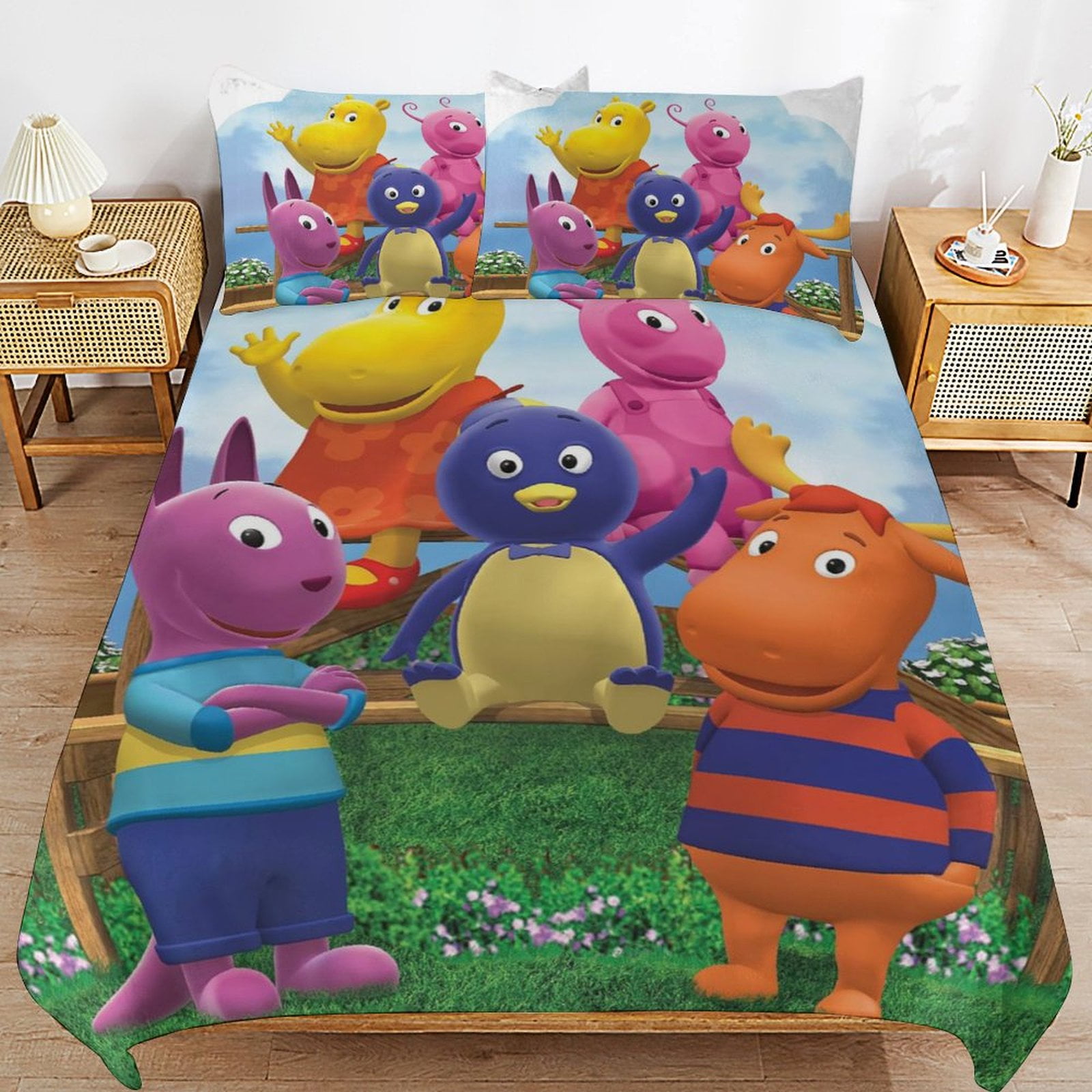3-Piece Bedding Set Comforter Sets The Backyardigans Bed Duvet Cover ...
