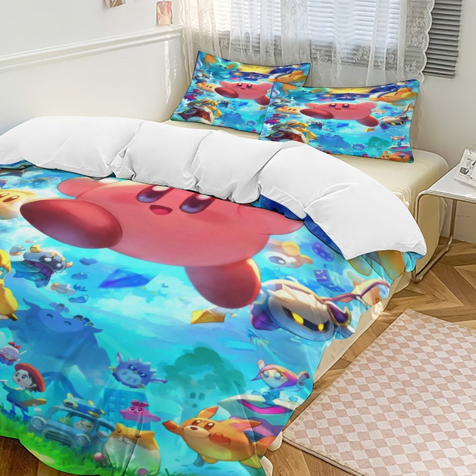3 Piece Bedding Set Kir-,by0 Comforter Cover Set Cute Kids Bedroom ...