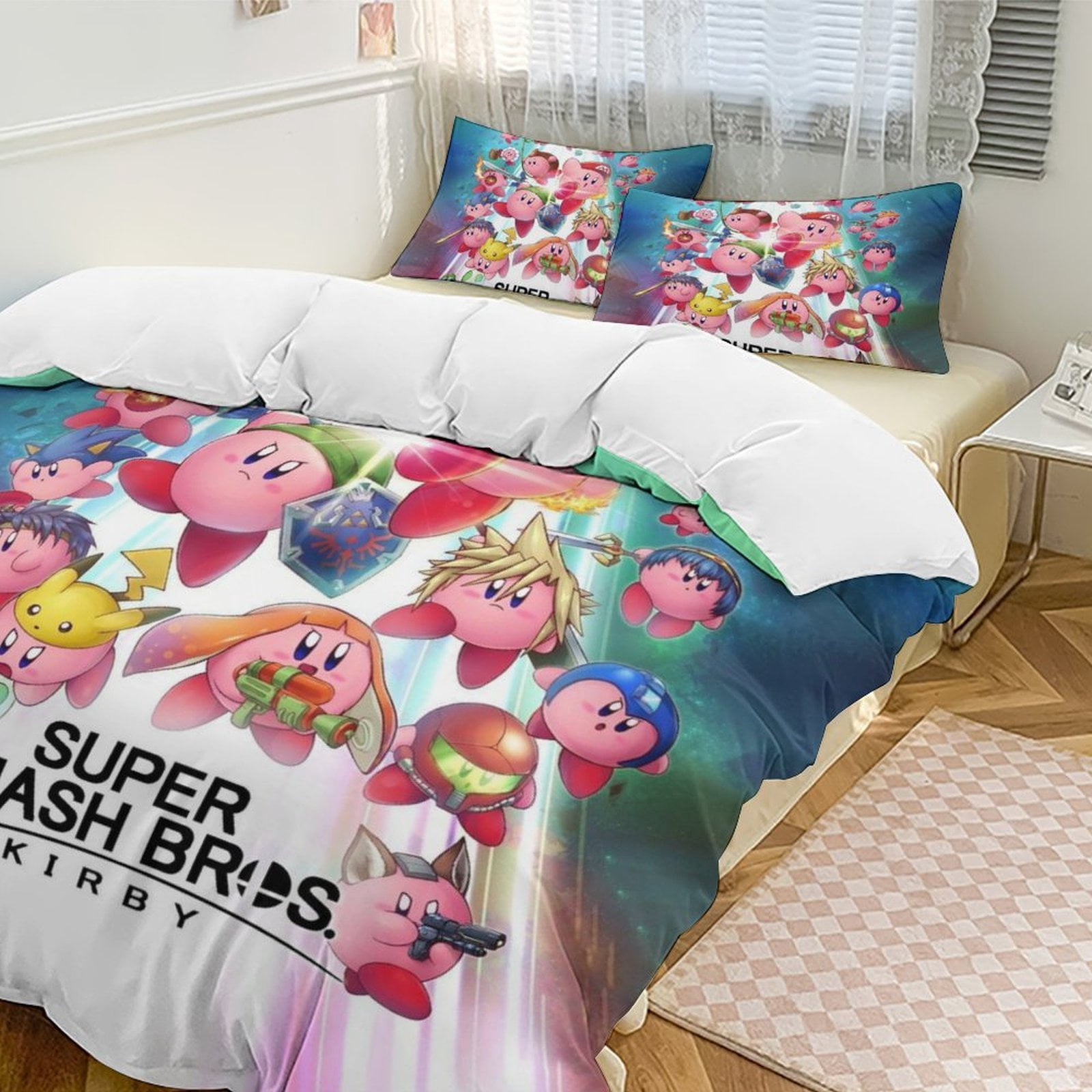 3 Piece Bedding Set Kir-,by0 Comforter Cover Set Cute Kids Bedroom ...
