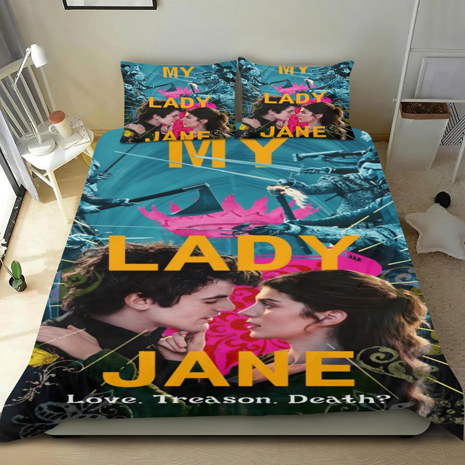 3 Piece Bedding Set My Lady Jane Comforter Set Cute Duvet Cover Sets ...