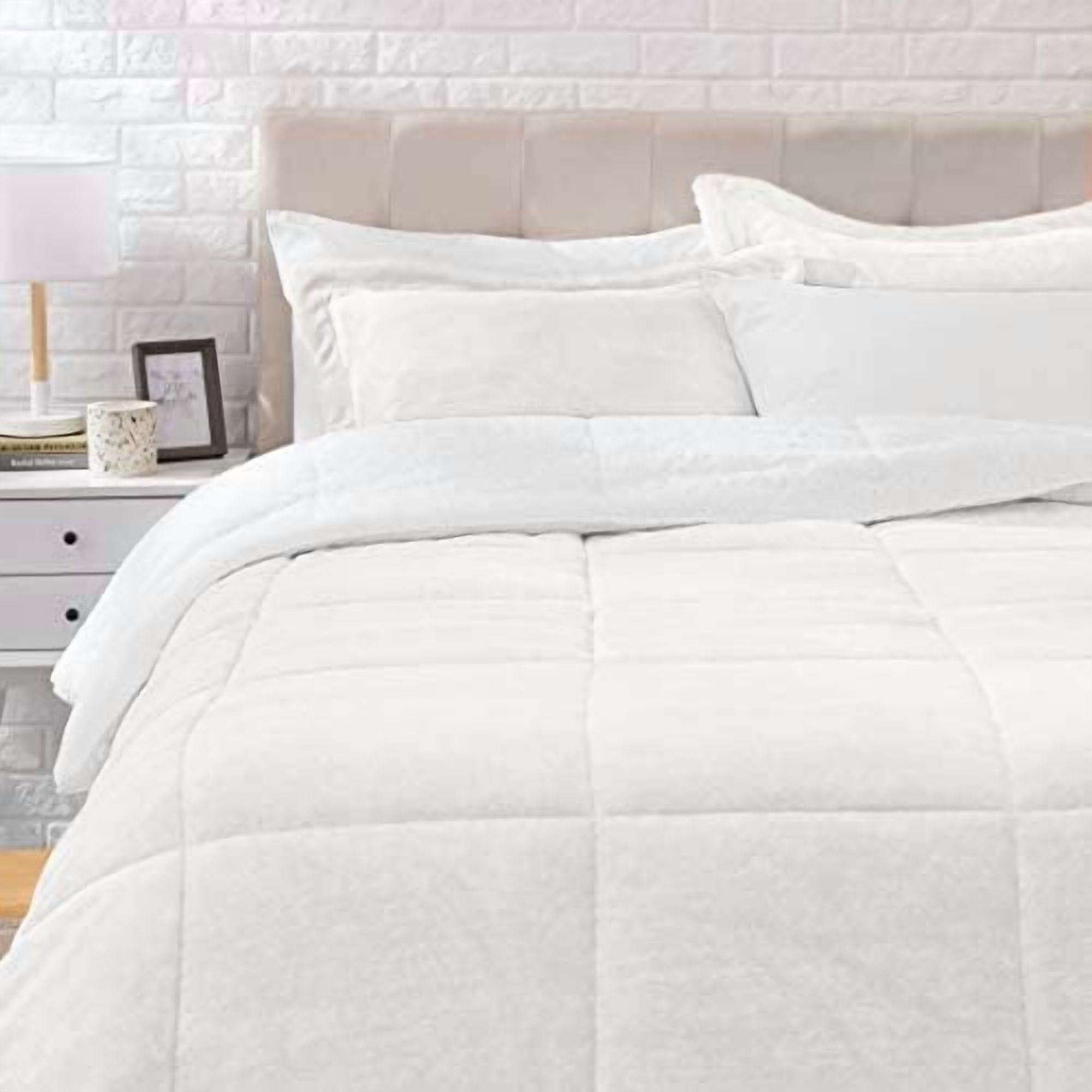 3 Piece Bedding Set, Micromink Sherpa, Ultra-Soft, Warm All Season ...
