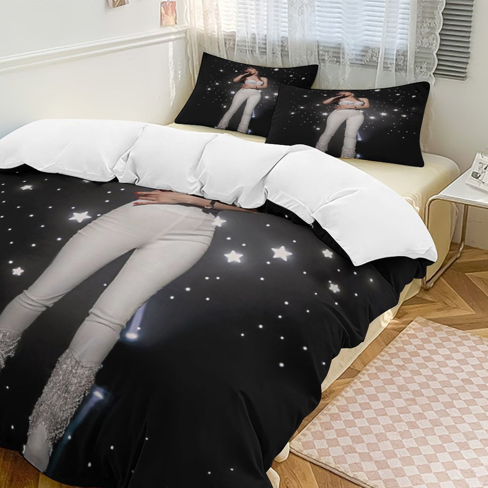 3 Piece Bedding Set Selena Singer Quinta-Nill Comforter Cover Set Cute ...
