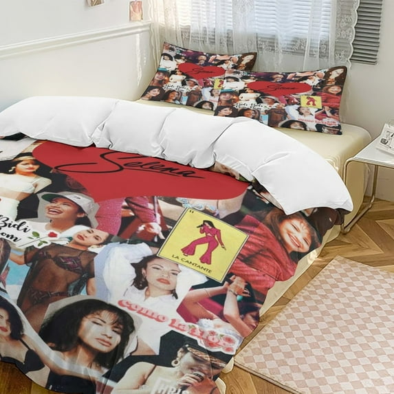 3 Piece Bedding Set Selena Singer Quinta-Nill Comforter Cover Set Cute ...