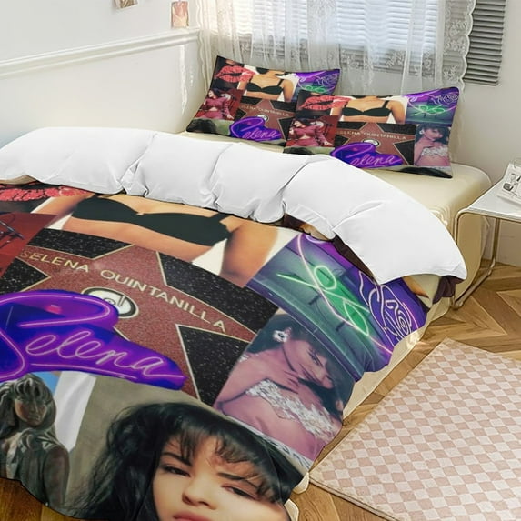 3 Piece Bedding Set Selena Singer Quinta-Nill Comforter Cover Set Cute ...