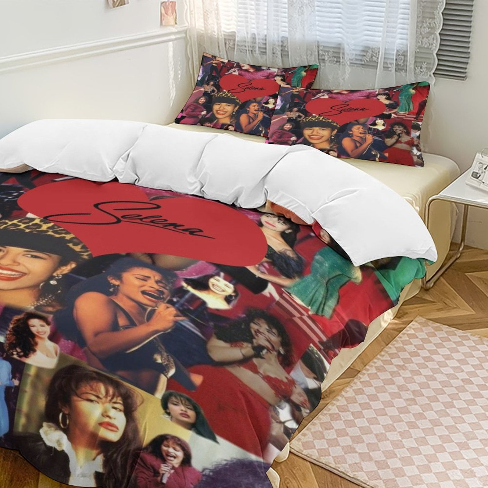 3 Piece Bedding Set Selena Singer Quinta-Nill Comforter Cover Set Cute ...