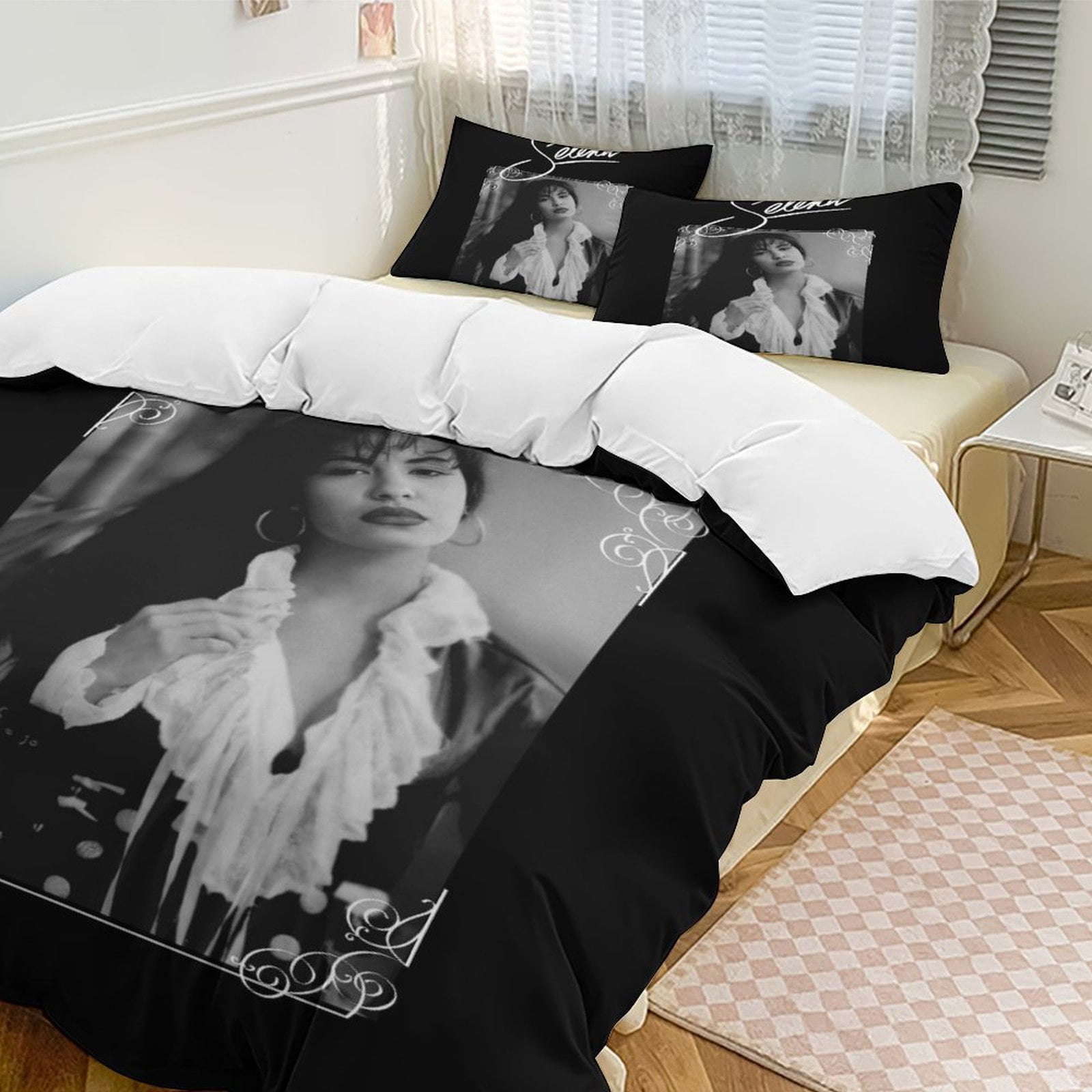 3 Piece Bedding Set Selena Singer Quinta-Nill Comforter Cover Set Cute ...