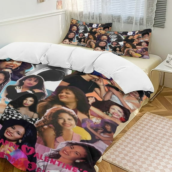 3 Piece Bedding Set Selena Singer Quinta-Nill Comforter Cover Set Cute ...