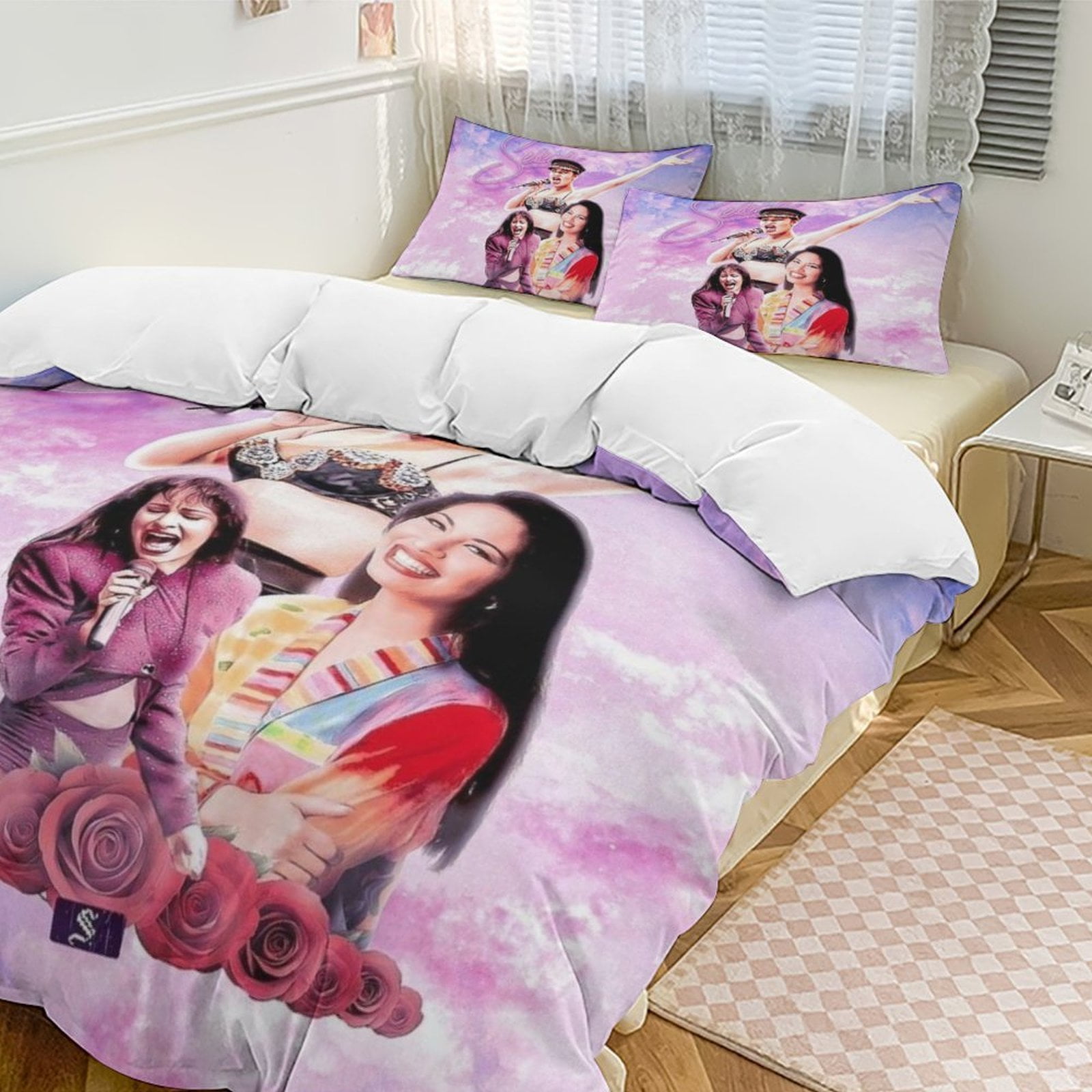 3 Piece Bedding Set Selena Singer Quinta-Nill Comforter Cover Set Cute ...