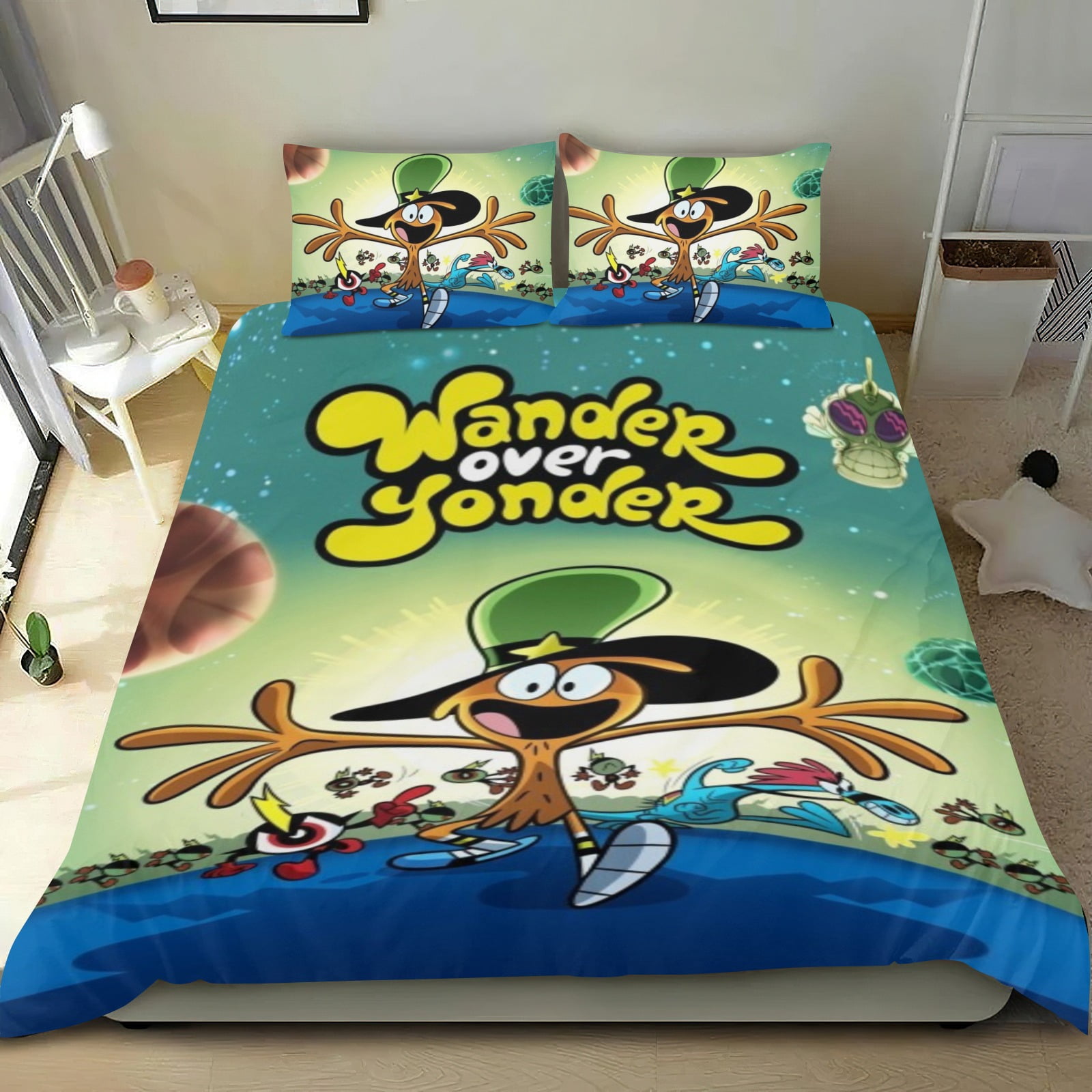 3 Piece Bedding Set For Wander Over Yonder Comforter Cover Set Cute ...