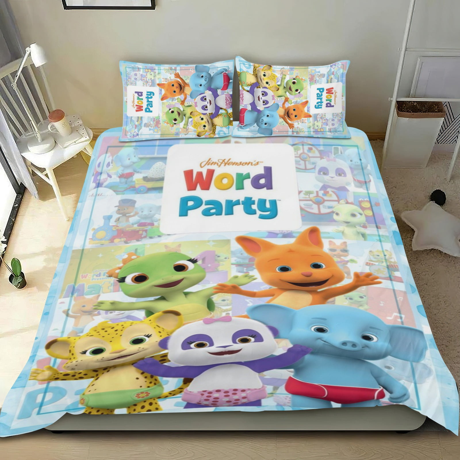 3 Piece Bedding Set For Word Party Duvet Cover Sets Comforter Cover Set ...