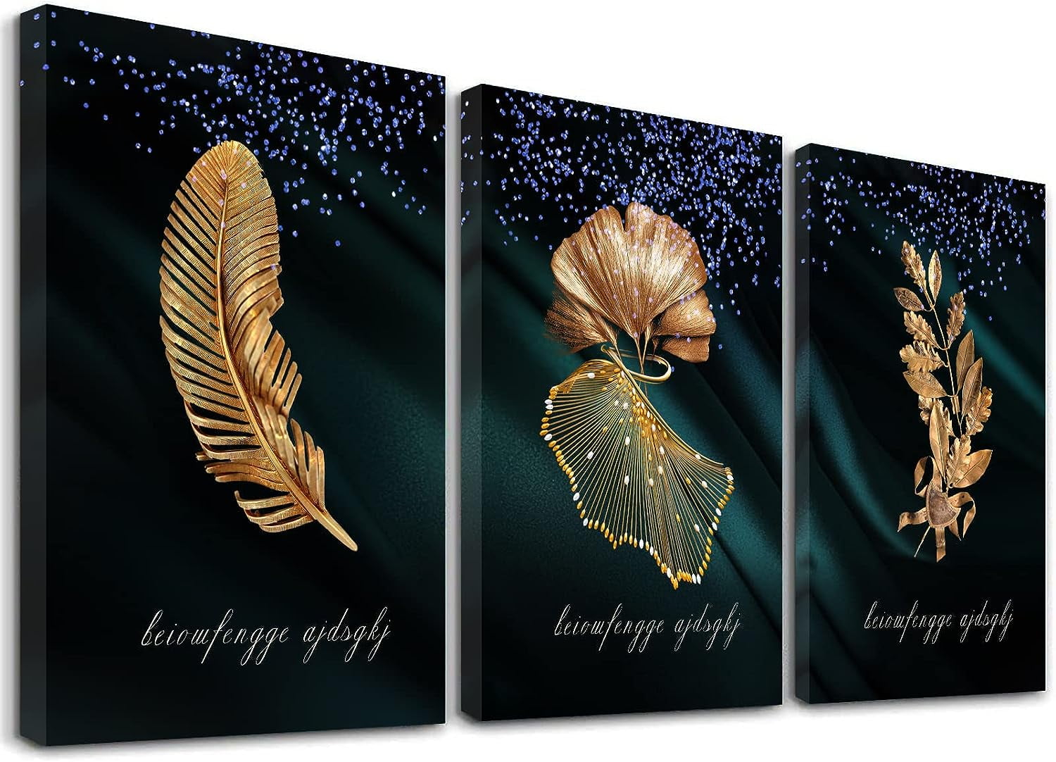 3 Piece Canvas Wall Art Flower Wall Decor, Kitchen, Outdoor Wall Art ...