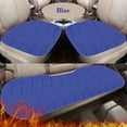 3 Piece Car Seat Cover Full Set Front Rear Bench Winter Plush Warm for ...