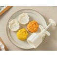 3-Piece Cartoon Bear Hand-Press Embossing Mold Set for Pastries and ...