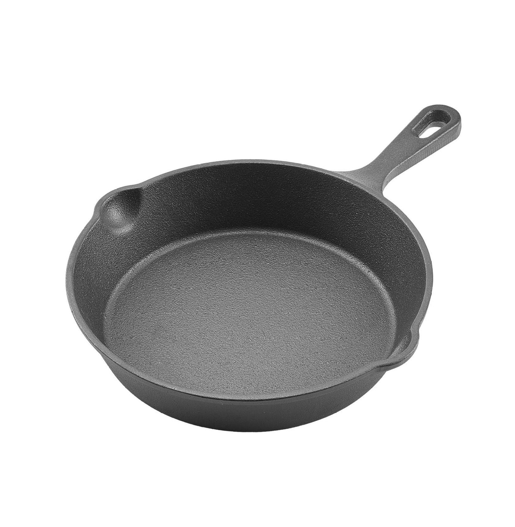 3 Piece Cast Iron Skillet Frying Pan Set 6 8 10 in Handle Pre-Seasoned ...