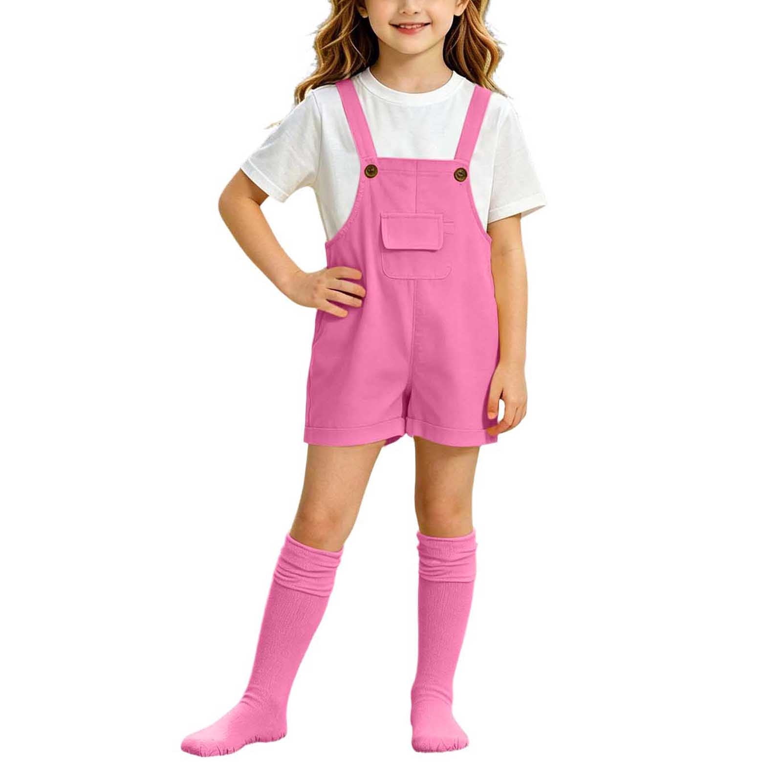3 Piece Casual Outfits Girls Cute Matching Set Short Sleeve Basic Tees ...