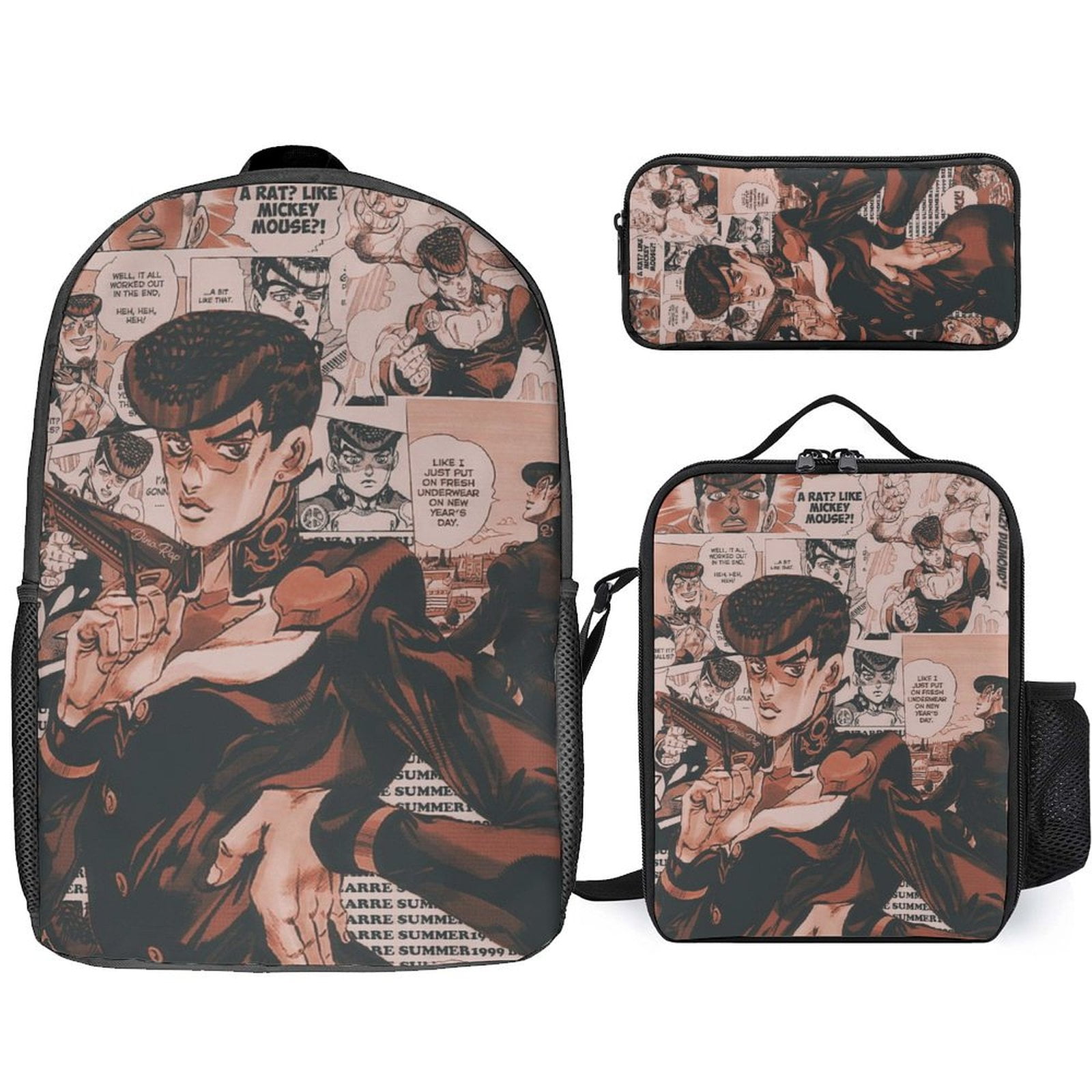 3 Piece Casual Shoulder Bag, Jojo's Bizarre Adventure Josuke ...