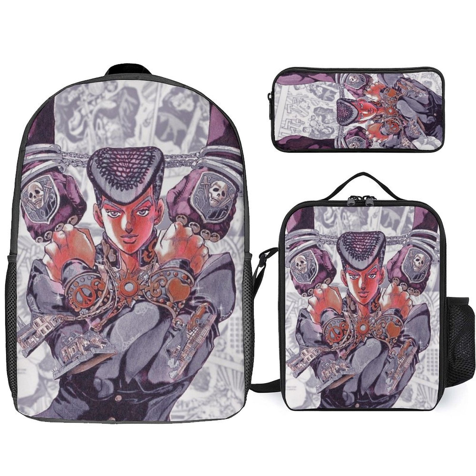 3 Piece Casual Shoulder Bag, Jojo's Bizarre Adventure Josuke ...
