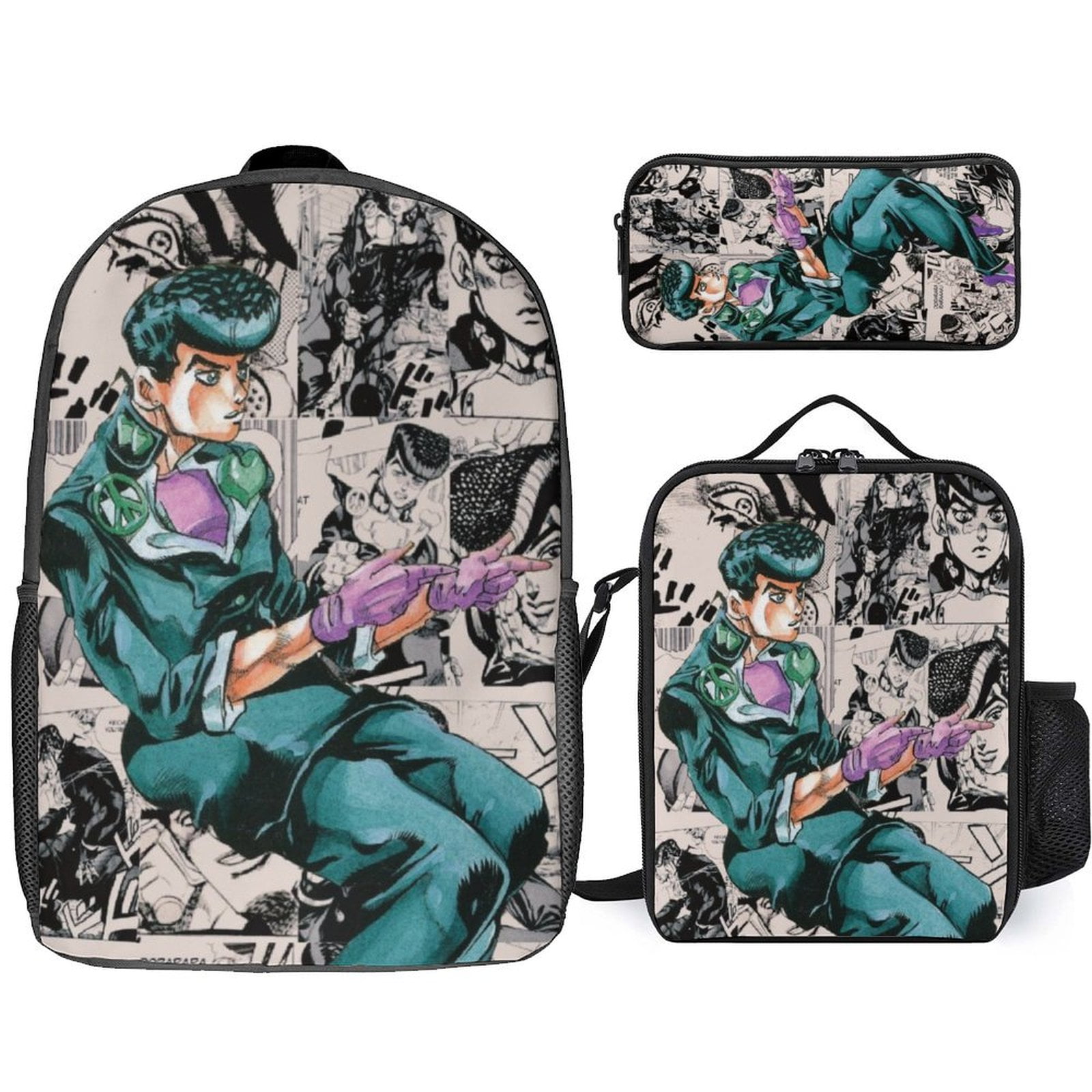 3 Piece Casual Shoulder Bag, Jojo's Bizarre Adventure Josuke ...