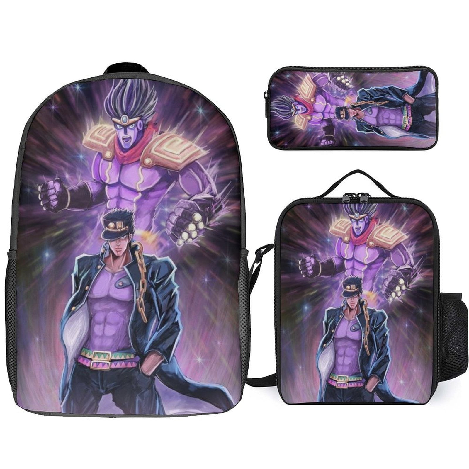 3 Piece Casual Shoulder Bag, Jojo's Bizarre Adventure Jotaro Kujo ...