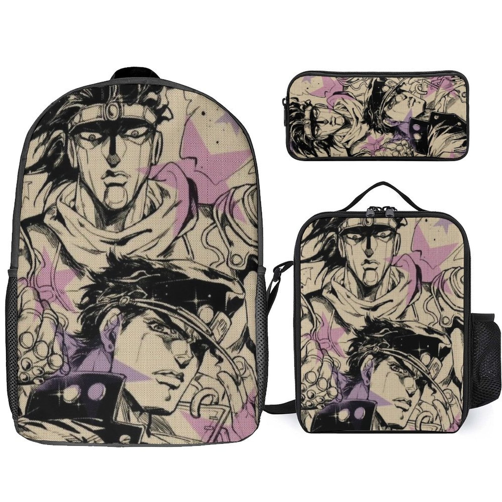 3 Piece Casual Shoulder Bag, Jojo's Bizarre Adventure Jotaro Kujo ...