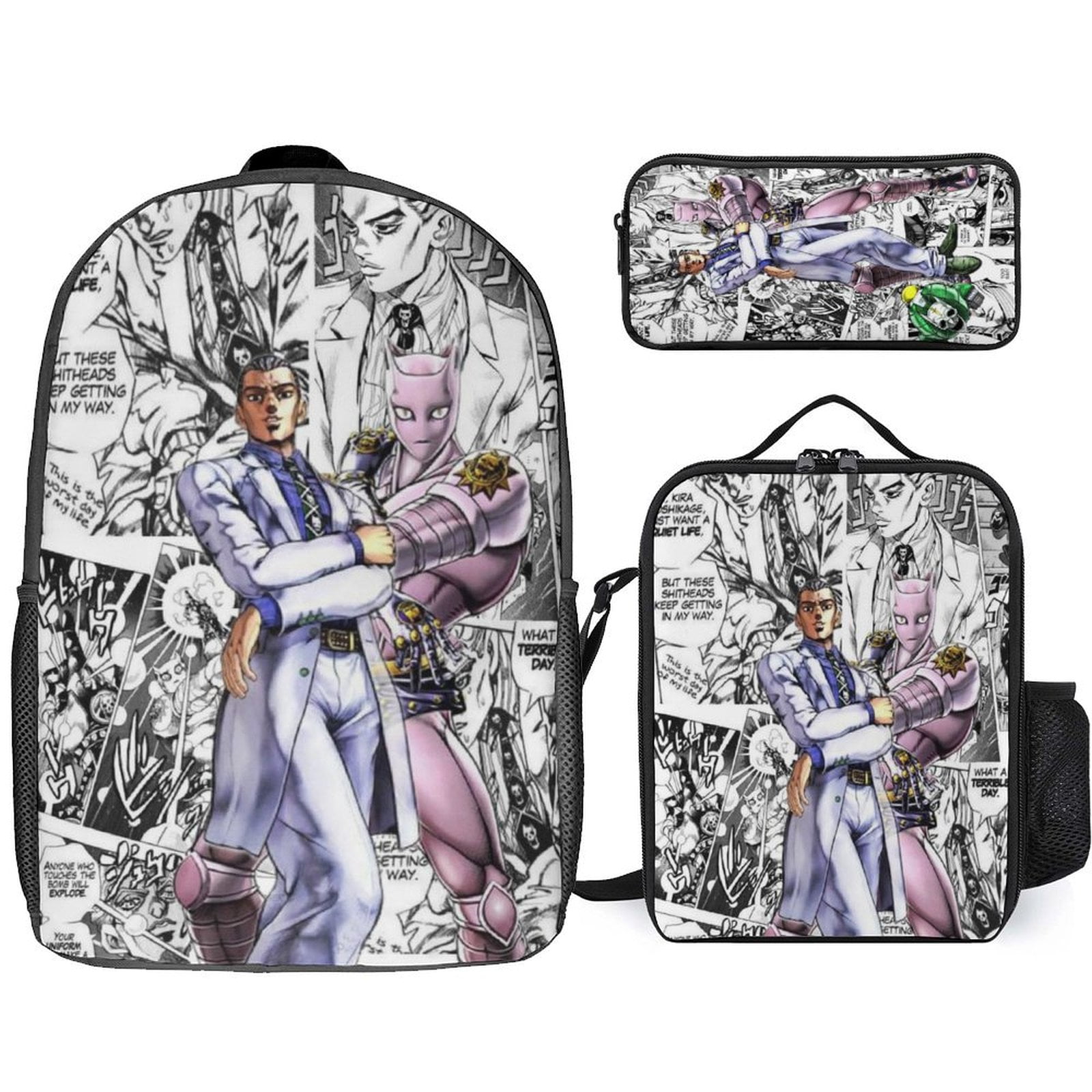 3 Piece Casual Shoulder Bag, Jojo's Bizarre Adventure Yoshikage Kira ...