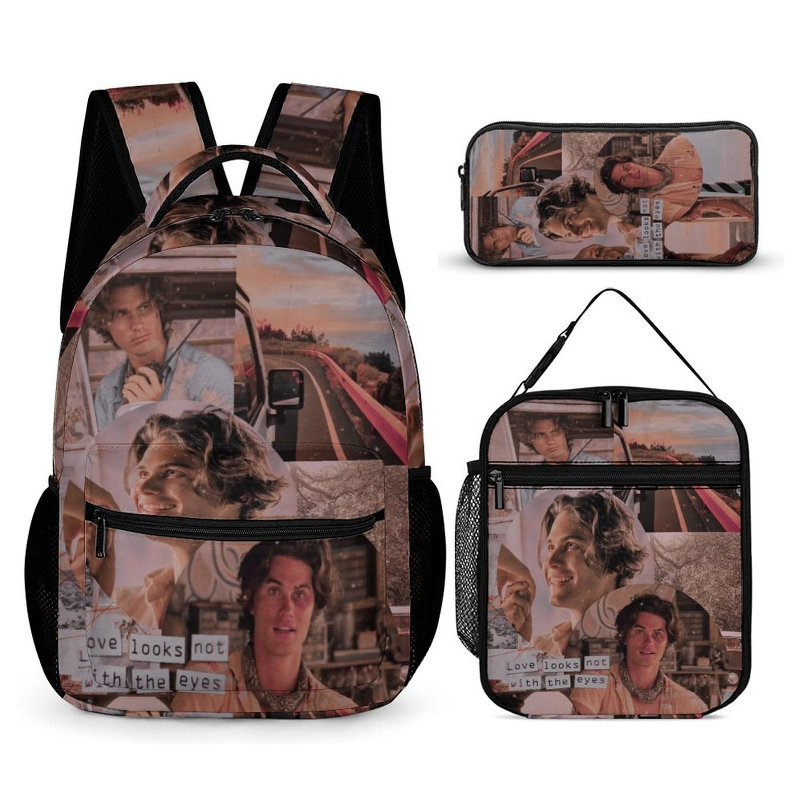 3 Piece Casual Shoulder Bag, Outer Banks John B Backpack Set Travel ...