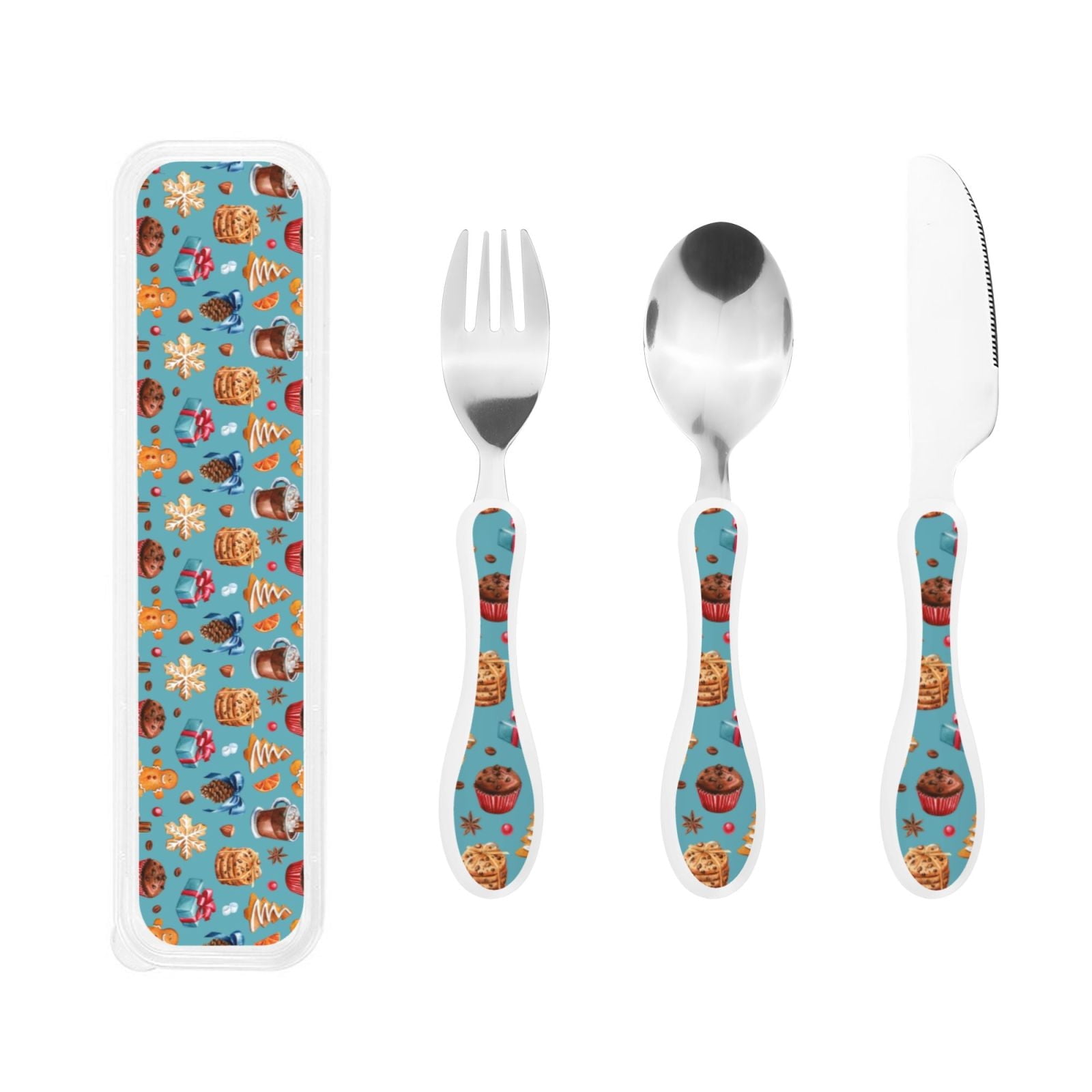 3 Piece Children'S Knife Fork And Spoon Stainless Steel Tableware ...