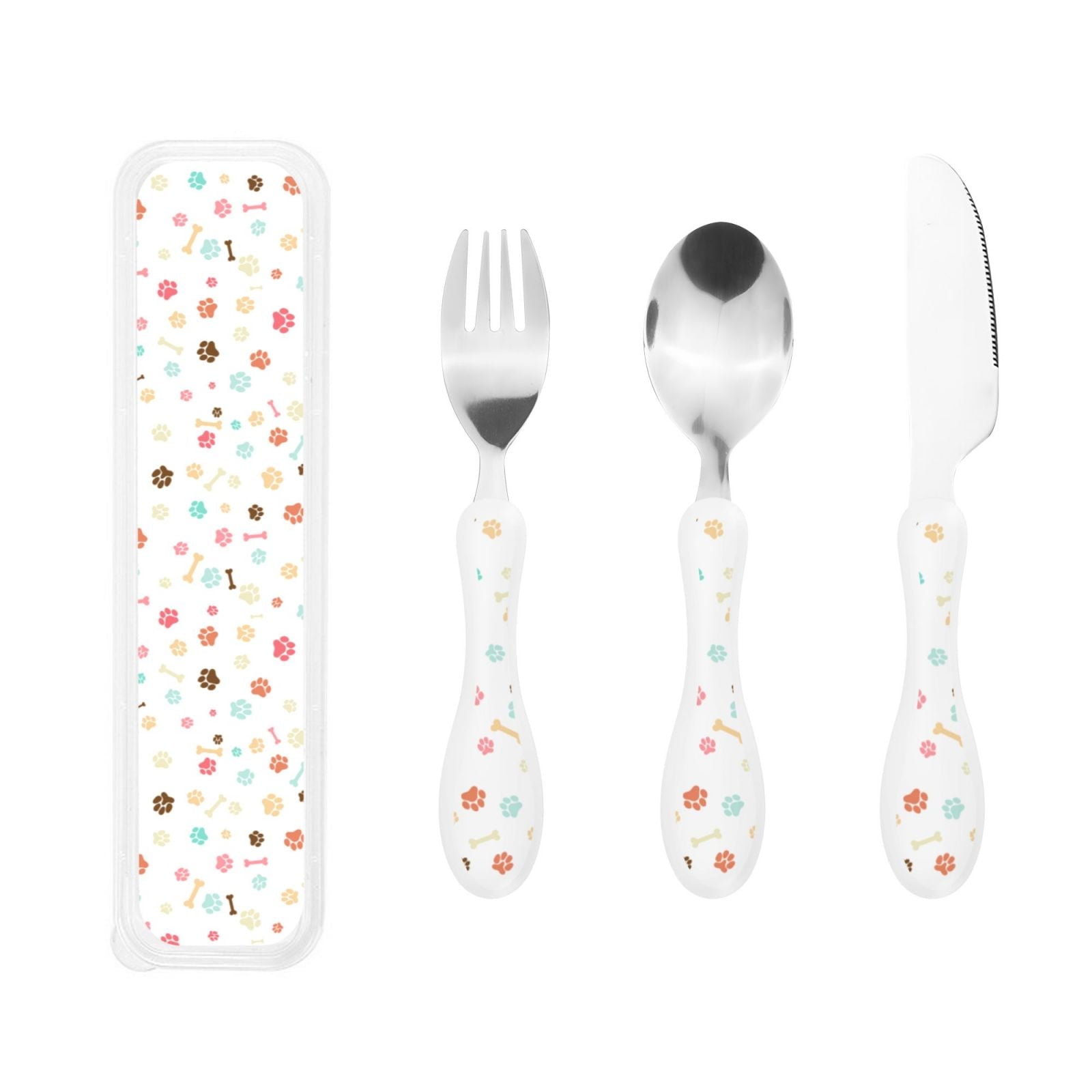 3 Piece Children'S Knife Fork And Spoon Stainless Steel Tableware ...