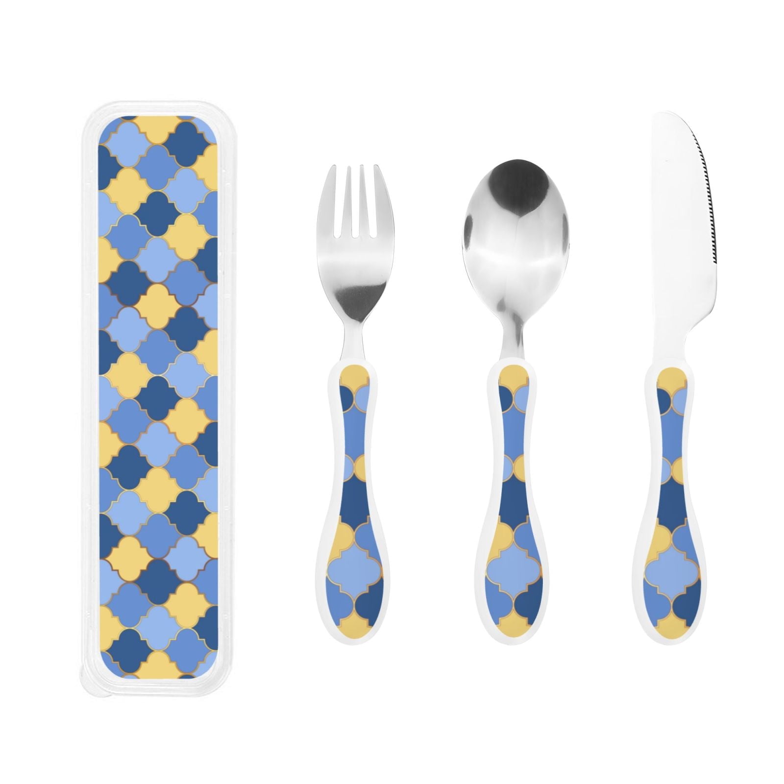 3 Piece Children'S Knife Fork And Spoon Stainless Steel Tableware ...