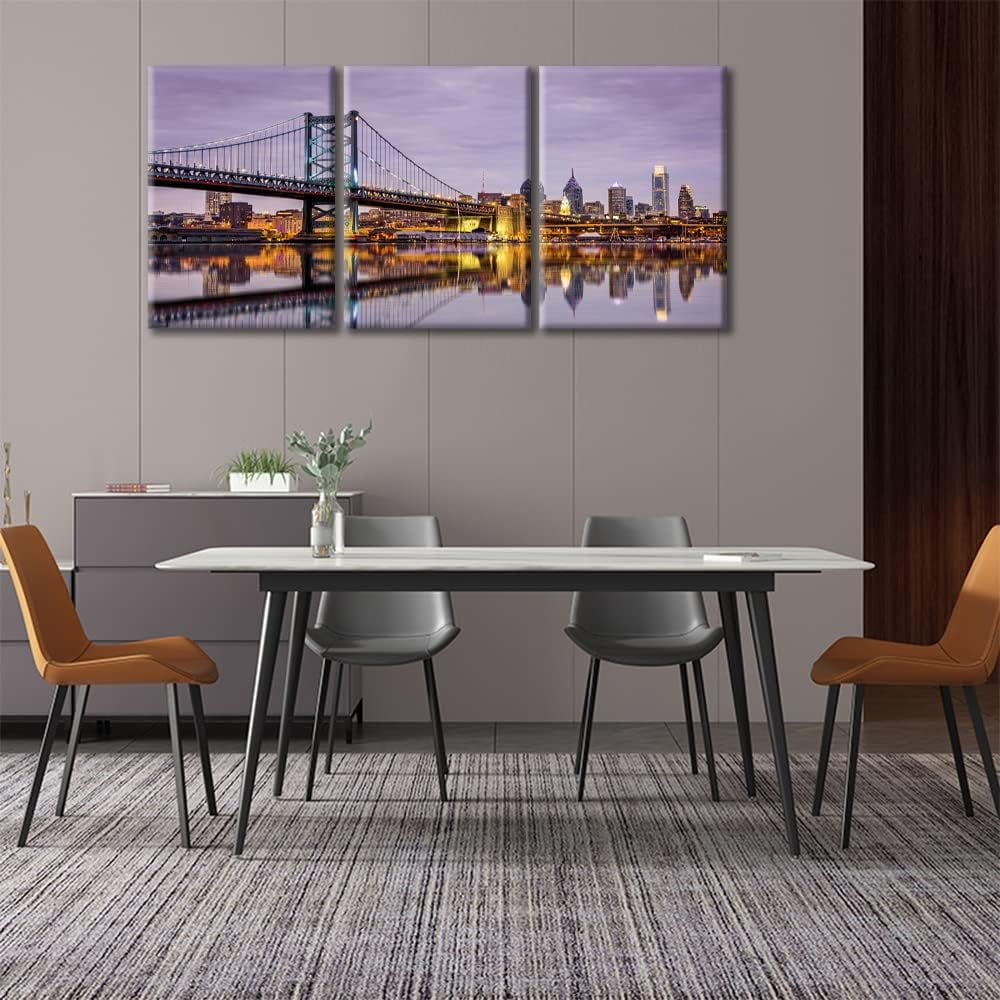 3 Piece City Traffic Trajectory Optical Line Wall Art Modern Dallas ...